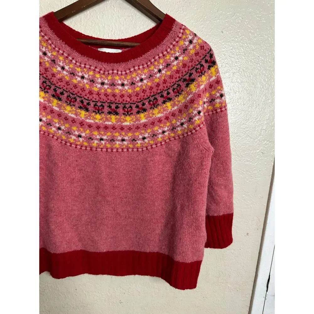 MOLLY GODDARD | Sweaters | Molly Goddard Benny Fair Isle Wool Sweater ...